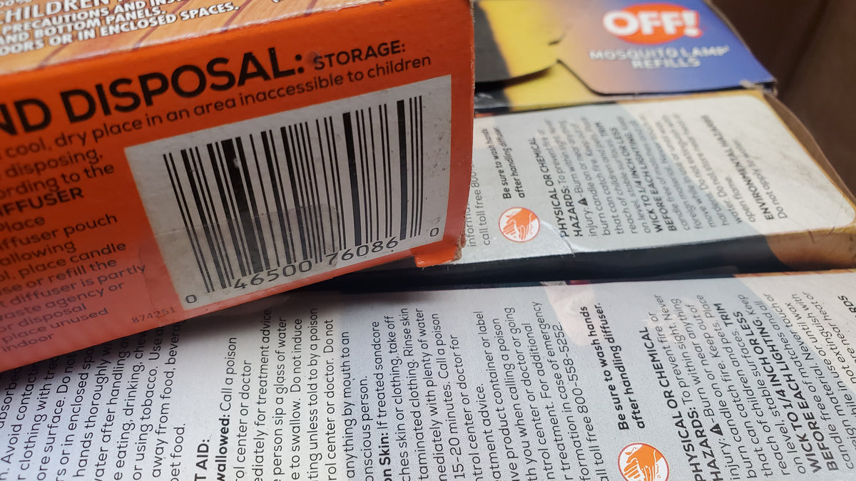 Lot of OFF Mosquito Lamp Refills 19packs (Some Distressed Packaging ...