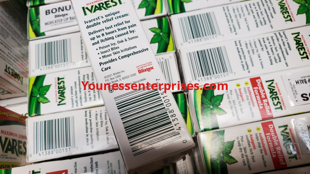 Lot of Maximum Strength Ivarest Poison Ivy Itch Cream 68pcs – Youness ...